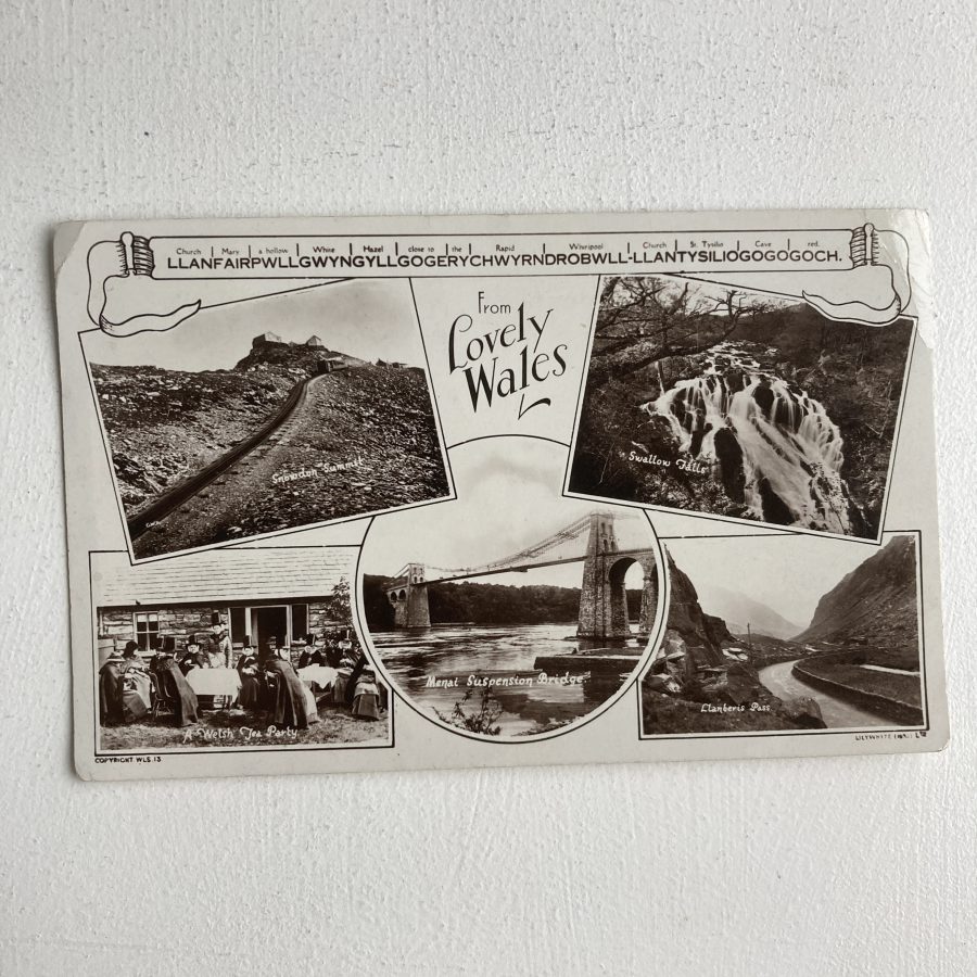 Postcard - From Lovely Wales - RetroSpectro