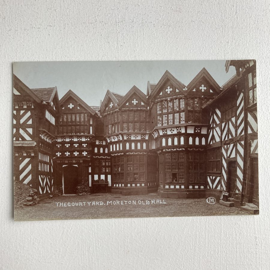 Postcard - Moreton Old Hall, Cheshire - RetroSpectro