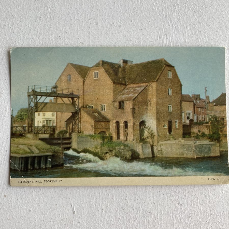 Postcard - Fletchers Mill, Tewkesbury - RetroSpectro