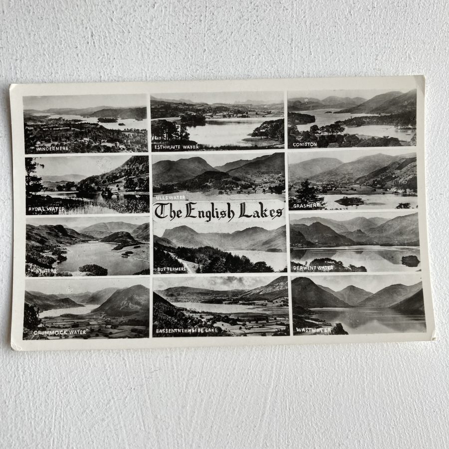 Postcard - Multiview : The English Lakes - RetroSpectro