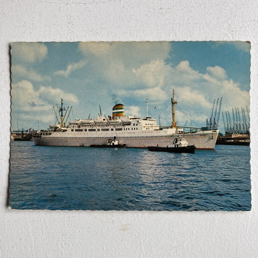 Postcard - S.S. Maadam, Cruise Ship - RetroSpectro