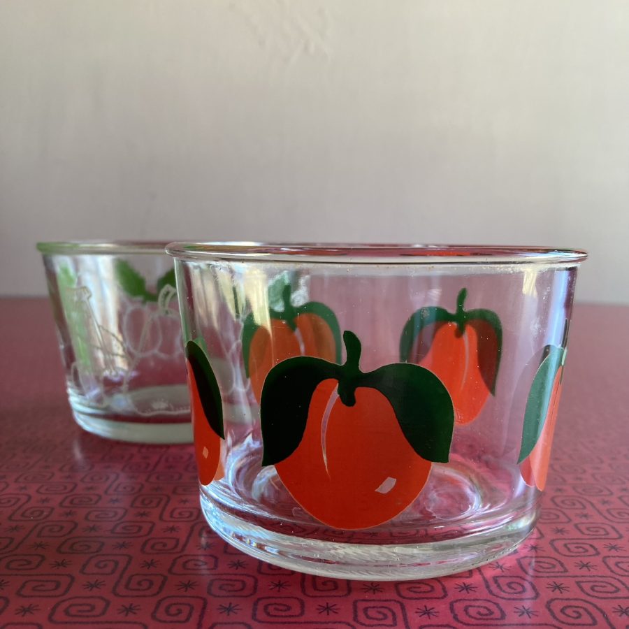 Fruit Pattern Bowls - RetroSpectro