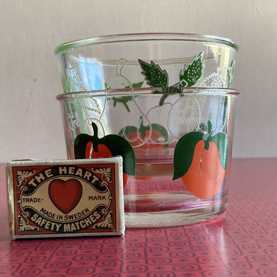 Fruit Pattern Bowls - RetroSpectro