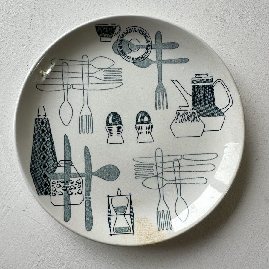 Barker Bros Side Plate Retrospectro