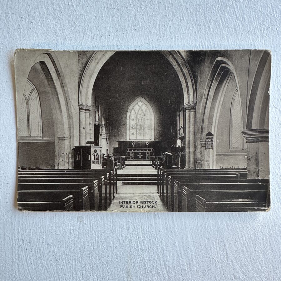 Postcard - Ibstock Parish Church - RetroSpectro